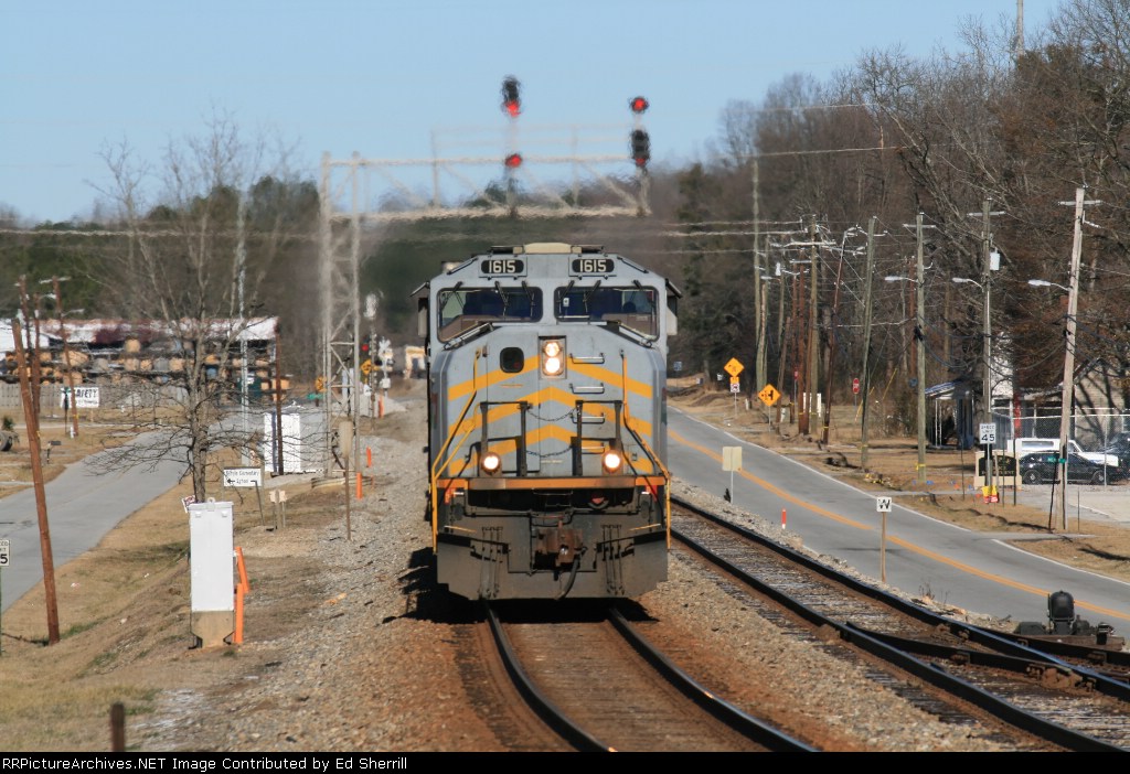 TFM 1615 IS IN CHARGE OF NS 220 THROUGH DOWNTOWN TEMPLE, GA